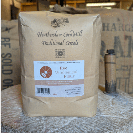 Rye Flour 3kg - Heatherslaw Corn Mill